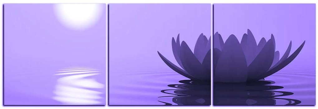 Obraz na plátně - Zen lotus - panoráma 5167VB (120x40 cm)