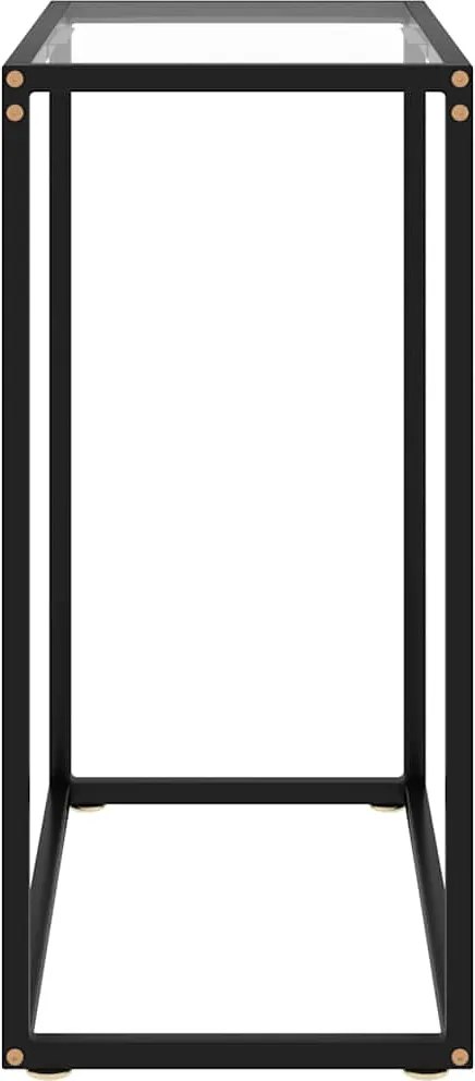 Konzolový stolek transparentní 60 x 35 x 75 cm tvrzené sklo 322803