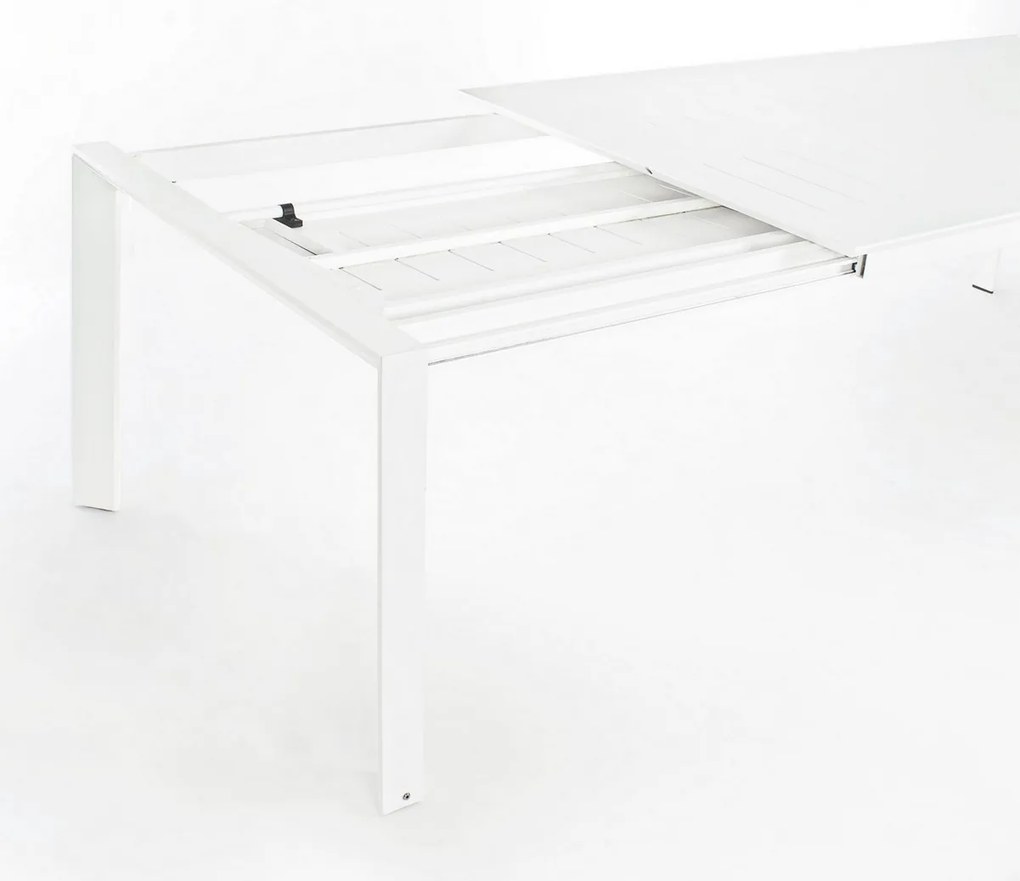 BIZZOTTO Rozkládací zahradní stůl KONNOR 200x110 cm bílý 0662271