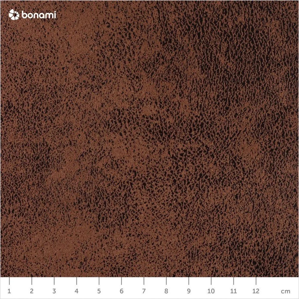 Hnědá rozkládací rohová pohovka z imitace kůže (levý roh) Lofty Lilly – Miuform