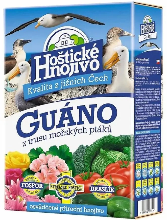 Hoštické hnojivo - Guáno 1 kg