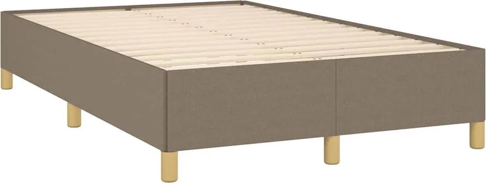 Rám postele bez matrací taupe 120x190 cm textil 3269642