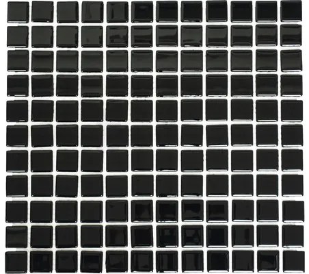 Skleněná mozaika CM 4050 černá 30,5x32,5 cm