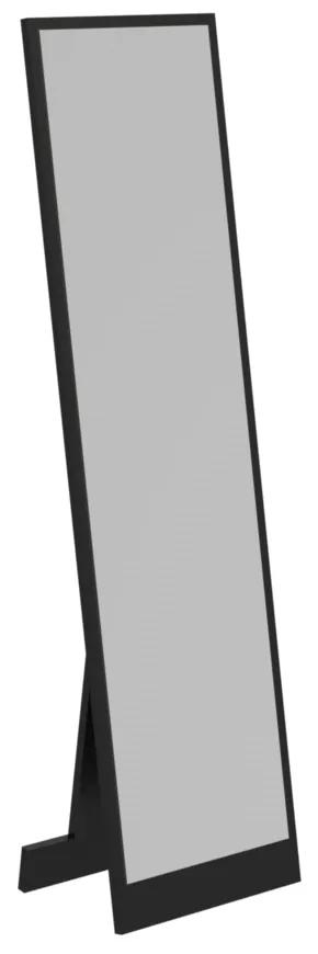Černé zrcadlo Damos 150x40 cm