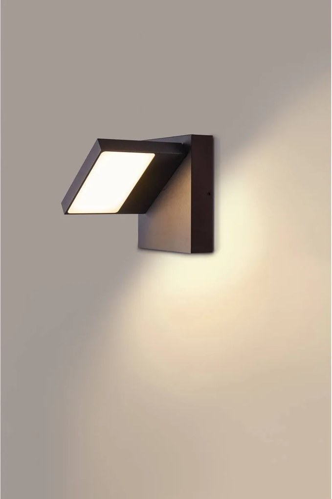 LA 1002989 ABRIDOR Outdoor, nástěnné LED svítidlo, IP55, antracitové, 3000/4000K - BIG WHITE (SLV)