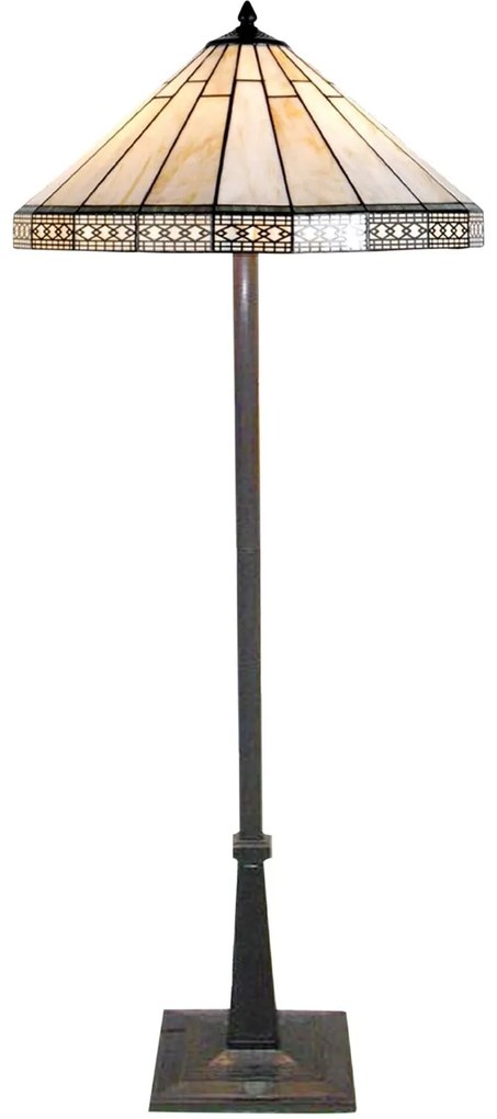 Stojací lampa Tiffany - Ø 50*164 cm 2x E27 / Max 60W