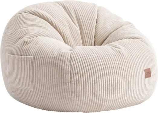 Sedací pytel s podnožkou COMFY 3.0 béžový