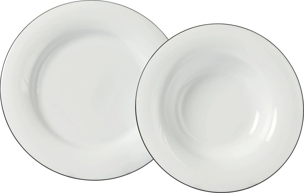 XXXLutz JÍDELNÍ SOUPRAVA porcelán keramika Novel - Kolekce nádobí - 005653016302
