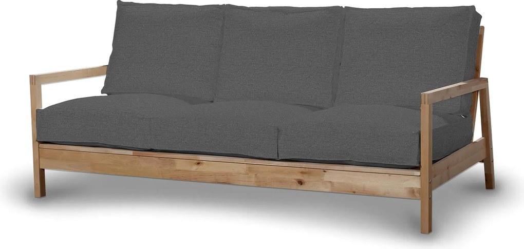Potah na pohovku IKEA  Lillberg 3-místná nerozkládací barva šedá látka pletený vzor