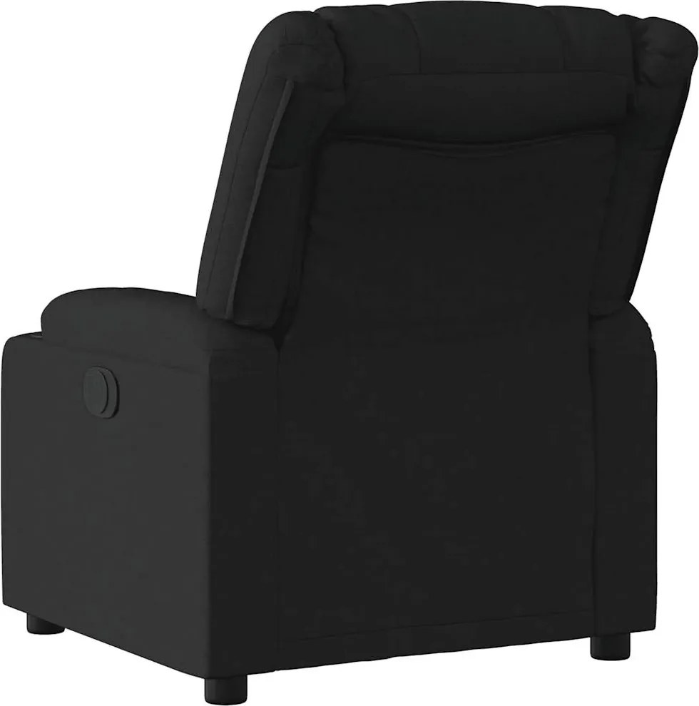 Elektrické polohovací křeslo černé textil 3206569