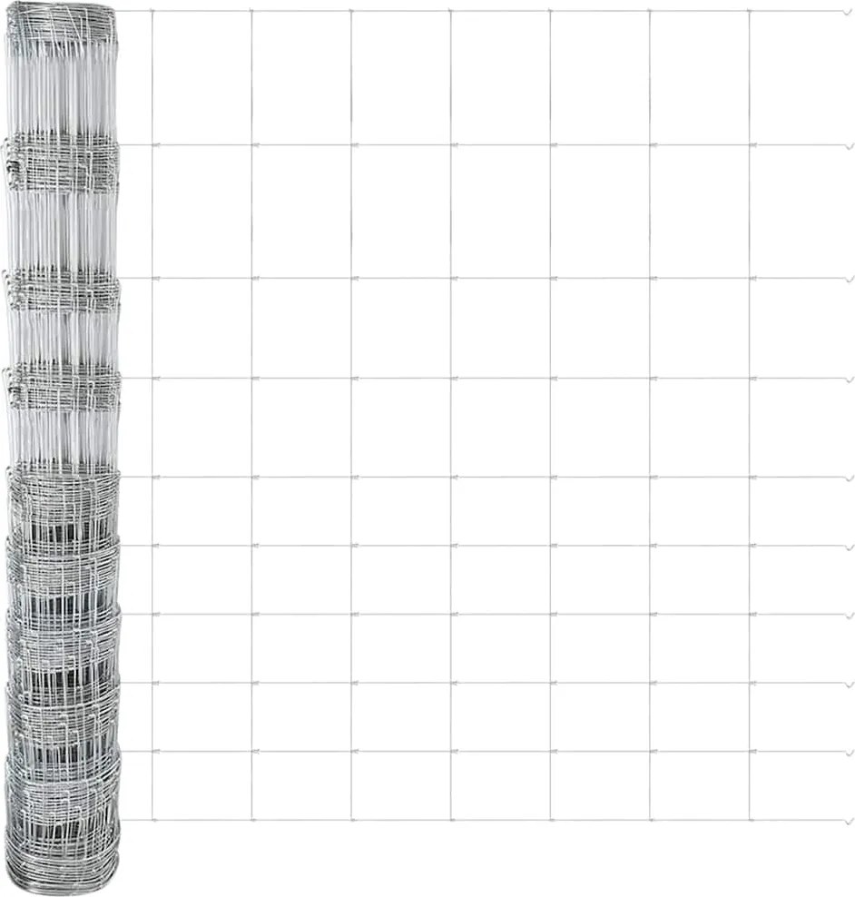 Svařované drátěné ploty s hroty 25 x 1,2 m Pozinkovaná ocel 3351425