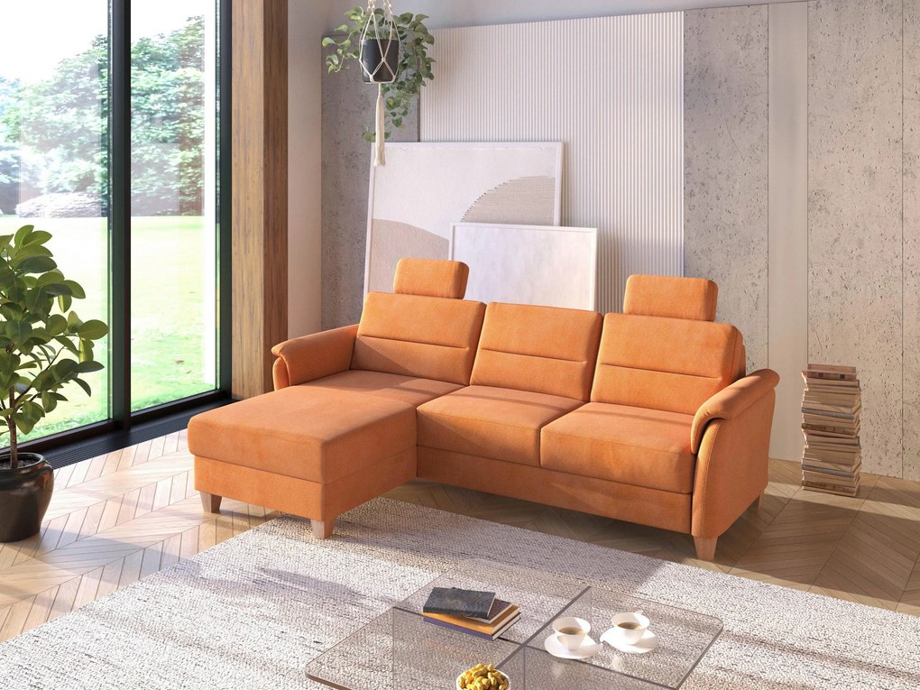 XXXLutz ROHOVÁ SEDAČKA, textil, terracotta Sit & More - Sedací soupravy - 000144019741