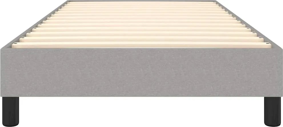 Rám postele s boxspringem světle šedá 80 x 200 cm textil 3120468