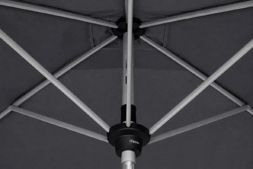Doppler ACTIVE zahradní slunečník 300 x 200 cm antracit