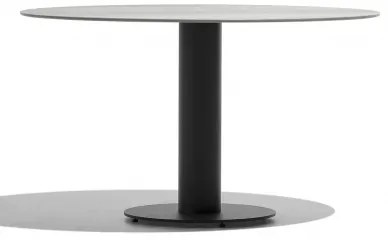 Branta jídelní stůl Ø130 černá šedozelená Todus