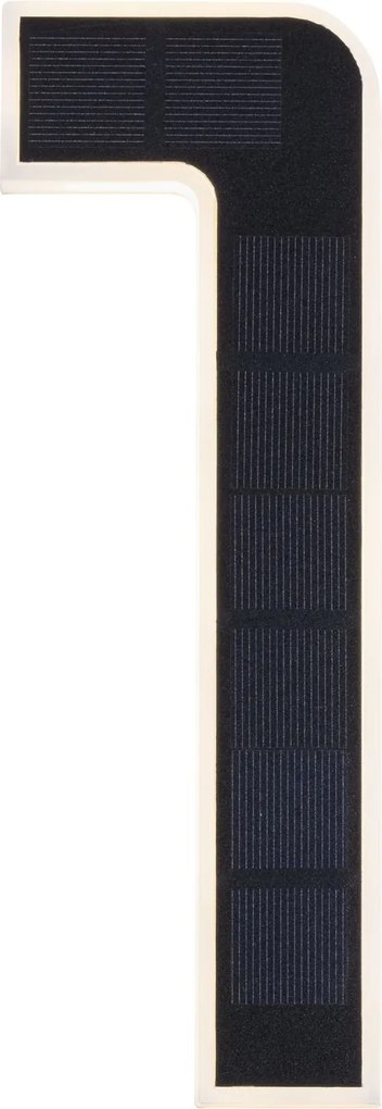 P 79842 Venkovní solární domovní číslo 1 IP44 3000K 0,2W nabíjecí baterie výměnná - PAULMANN