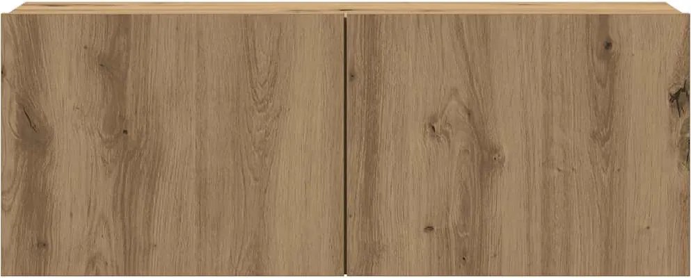 Nástěnné TV skříňky 4 ks dub artisan kompozitní 3328948