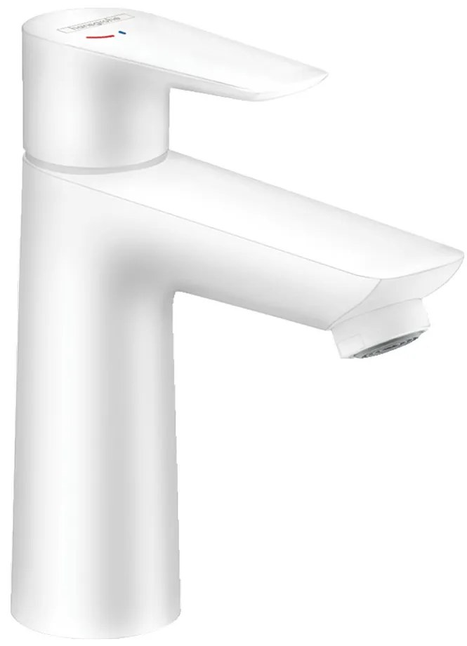 Hansgrohe Talis E, páková umyvadlová baterie 110 CoolStart s odtokovou soupravou s táhlem, bílá matná, 71713700