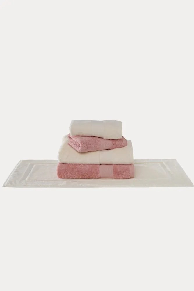 Výhodná sada ručníků DELUXE + předložka NODE Mentolová / Bílá