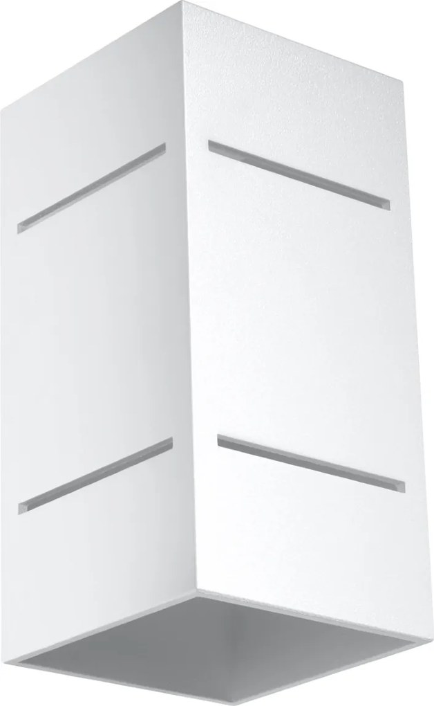 Sollux Lighting Nástěnné svítidlo BLOCCO bílé