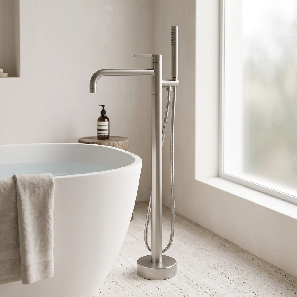 Rea, Volně stojící baterie Rea Foster Brush Nickel, REA-B2252