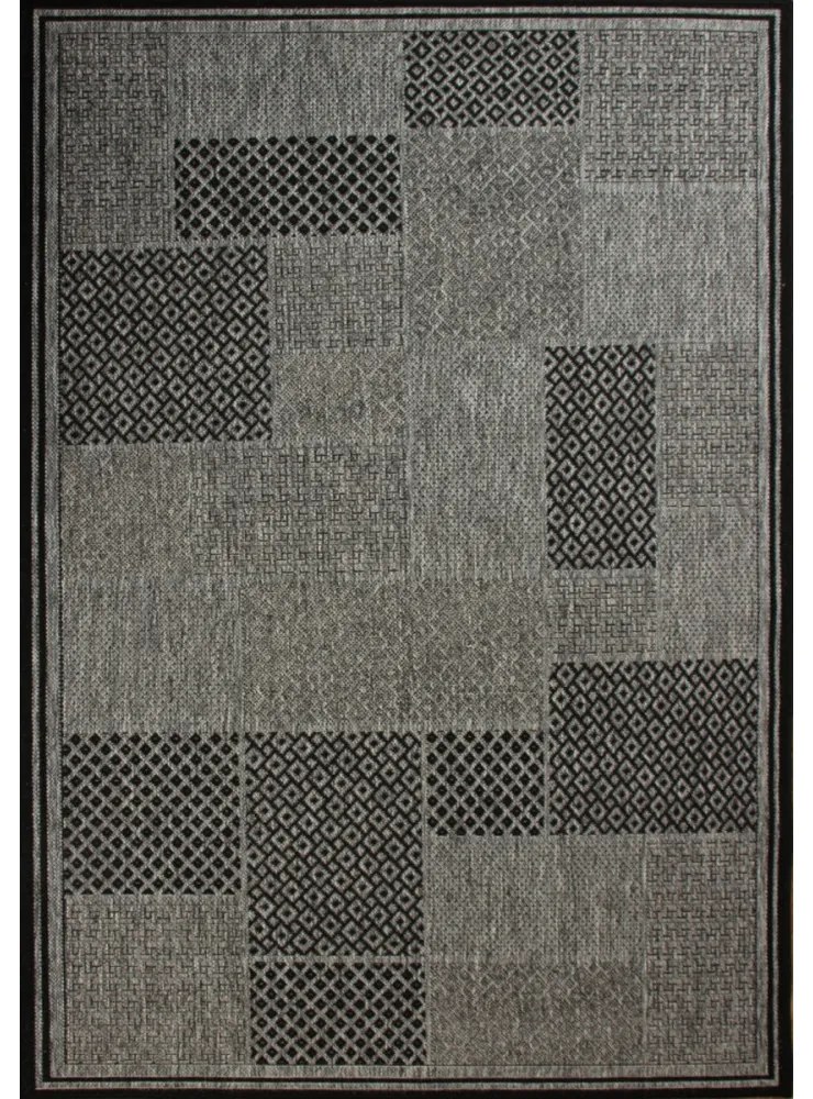 Kusový koberec Marty černý, Velikosti 80x150cm