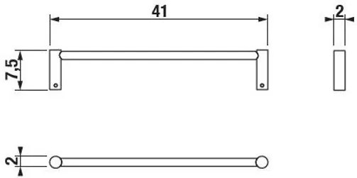 Jika Basic Držák ručníků H3813A10040001