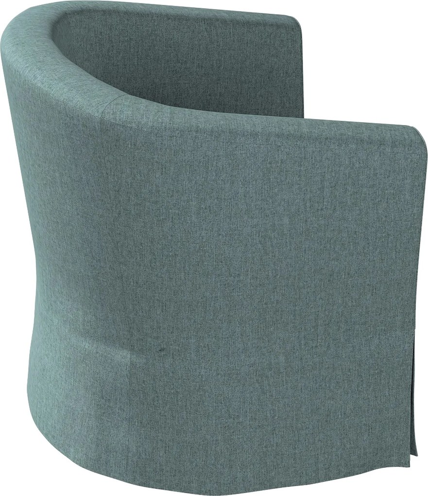 Potah na křeslo IKEA Ektorp Tullsta barva modrá látka pletený vzor