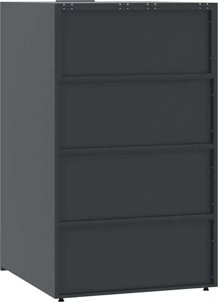 Box na 5 popelnic antracitový 345 x 79 x 117 cm ocel 3279985
