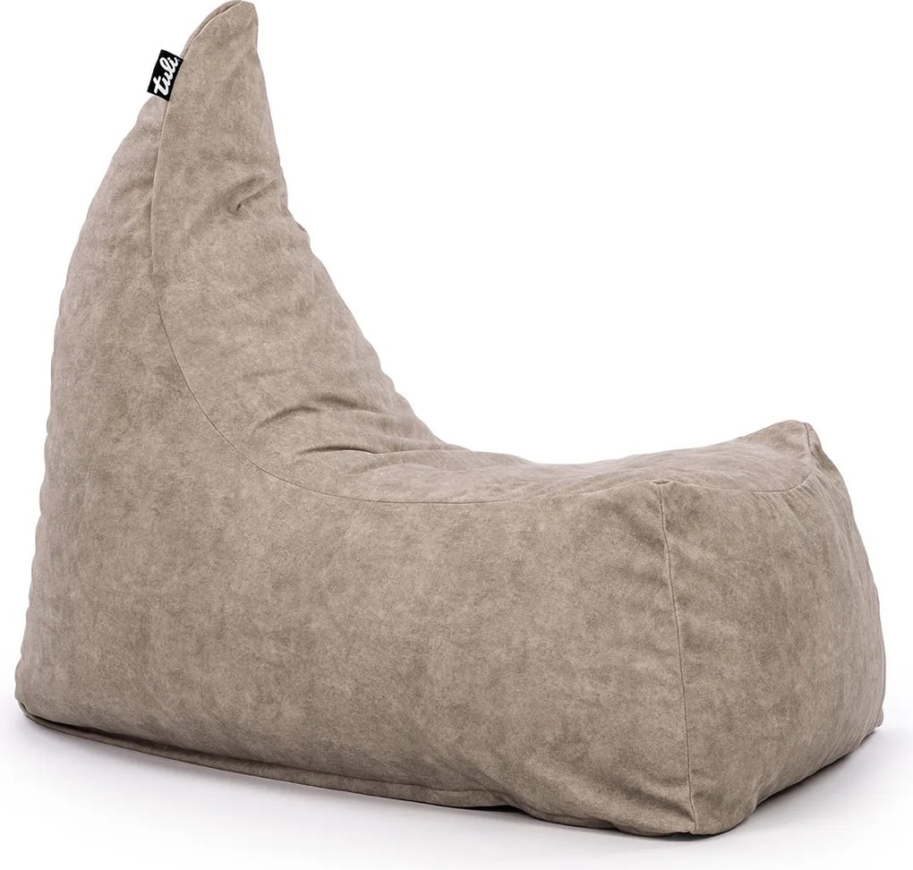 Tuli Sedací vak Kanoe Snimatelný potah - Chill Šedohnědá