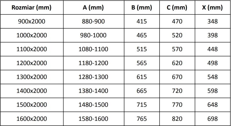 Mexen Velar, posuvné sprchové dveře do otvoru 150 cm, 8mm sklo námraza, broušená ocel, 871-150-000-31-97