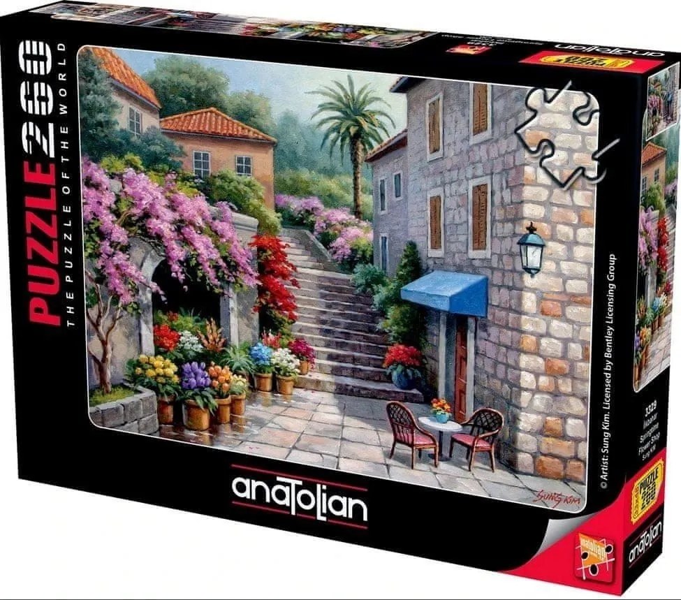 Puzzle anatolian puzzle květinářství na jaře 260 dílků