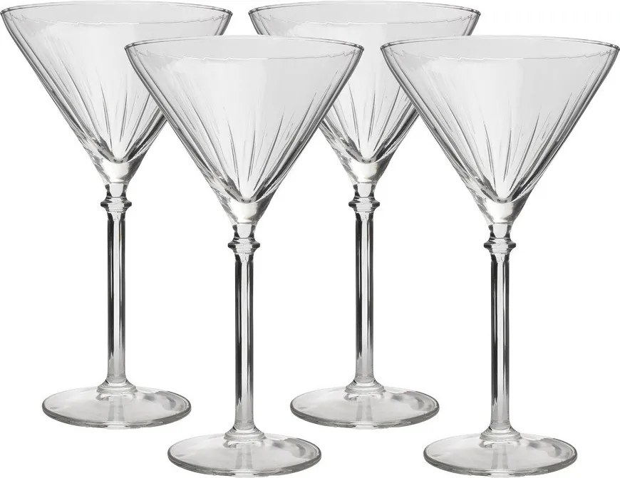 Skleničky v sadě 4 ks na koktejly 230 ml Noble – BonBistro