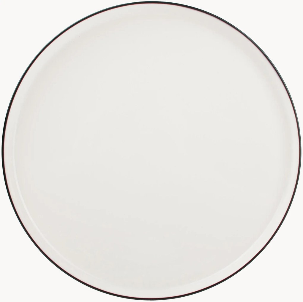 Sada porcelánových mělkých talířů Studio Base, 4 díly