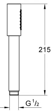 GROHE 28034000 - Ruční sprcha SENA lesklý chrom