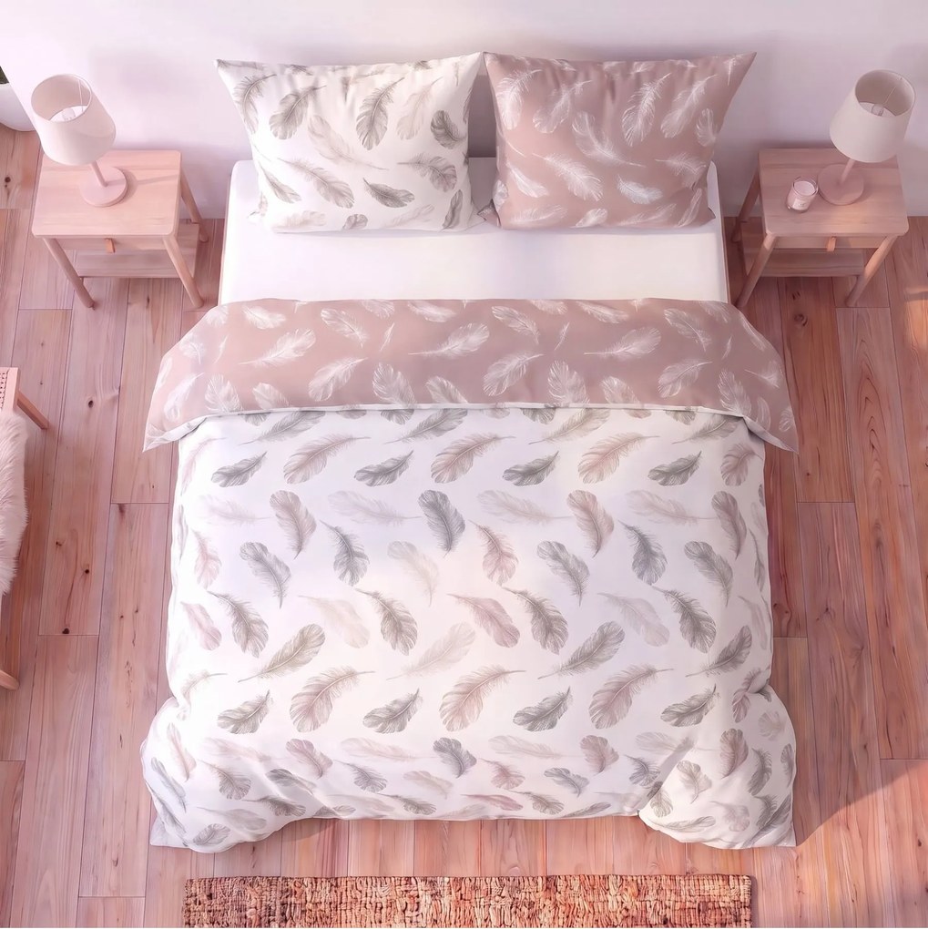 Bavlněné povlečení NORDIC COLLECTION SHELBY - 1x 200/200, 2x 70/90cm