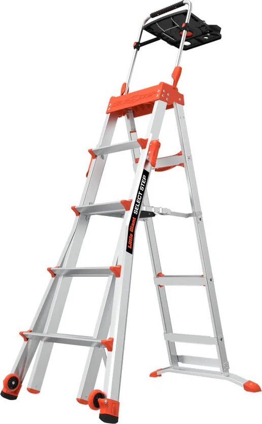 Little Giant Select Step – výškově nastavitelné štafle s pracovní plošinou, 15125EN