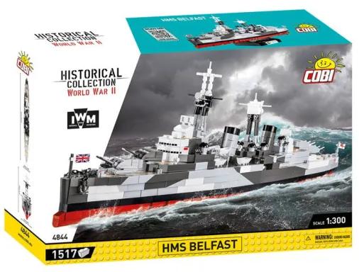 Cobi 4844 II WW HMS Belfast IWM, 1:300, 1517 kostek