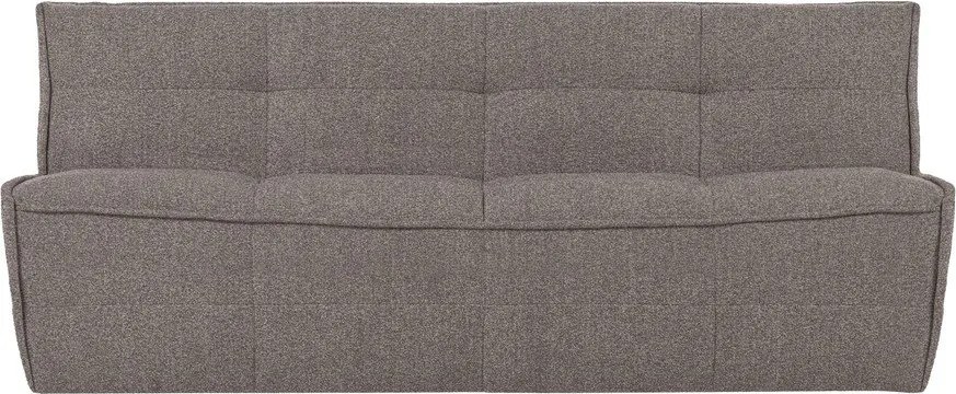 Hnědá pohovka z textilie bouclé 204 cm Cluster – vtwonen