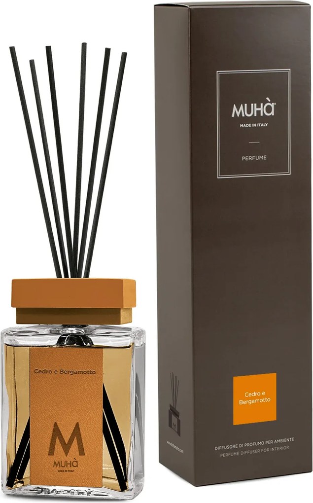 Muhà difuzér Cedro e Bergamotto Objem: 500 ml