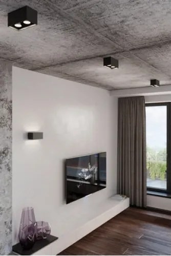Stropní svítidlo SOLLUX Quad GU10 2x40W bez zdroje SL.0381 černá