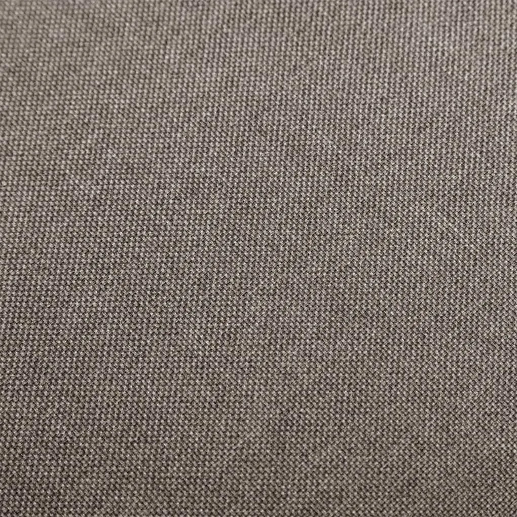vidaXL Marketos Barové židle 2 ks taupe textil