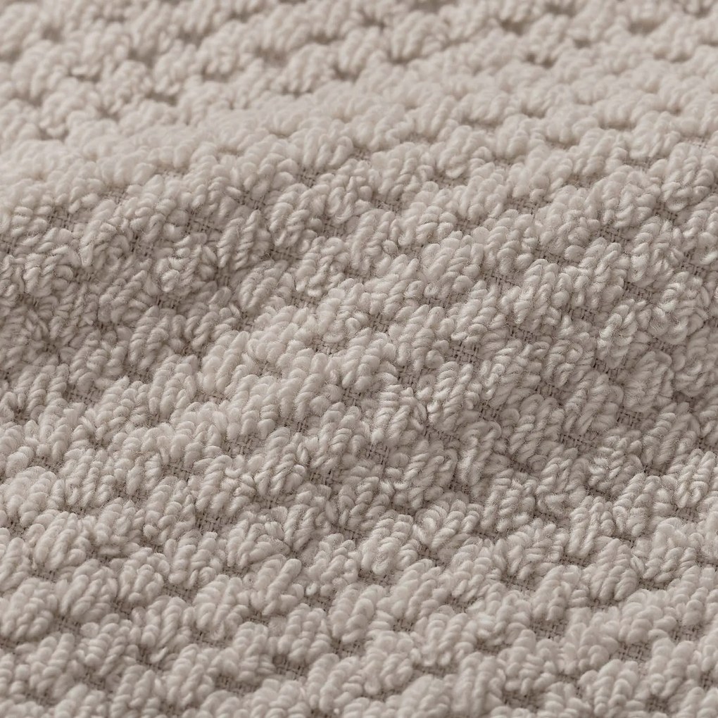 Goldea bavlněný froté ručník / osuška micro pure - šedohnědý 50 x 100 cm