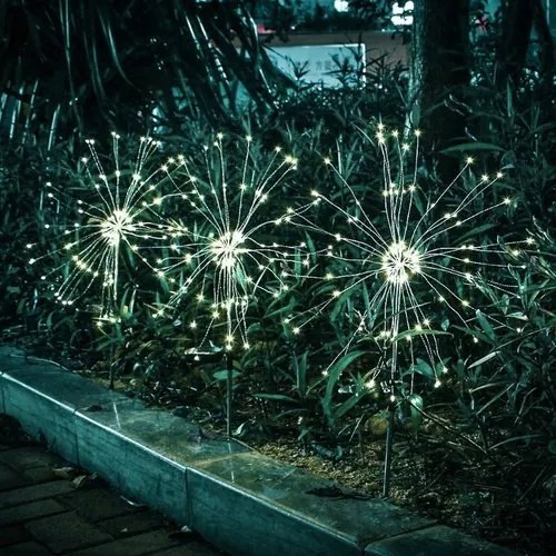 Zahradní dekorační solární lampa pampeliška Gardlov 25477, sada 2ks