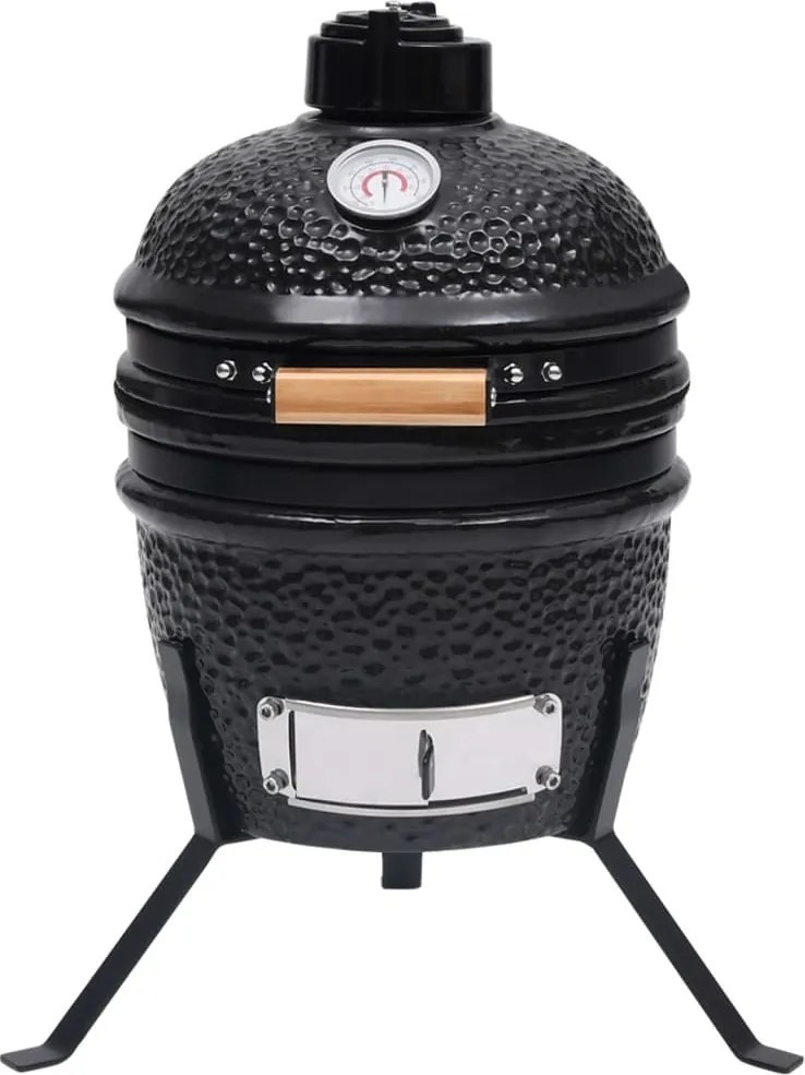 vidaXL Zahradní gril a udírna 2 v 1 Kamado keramický 56 cm [316093] Barva: Červená