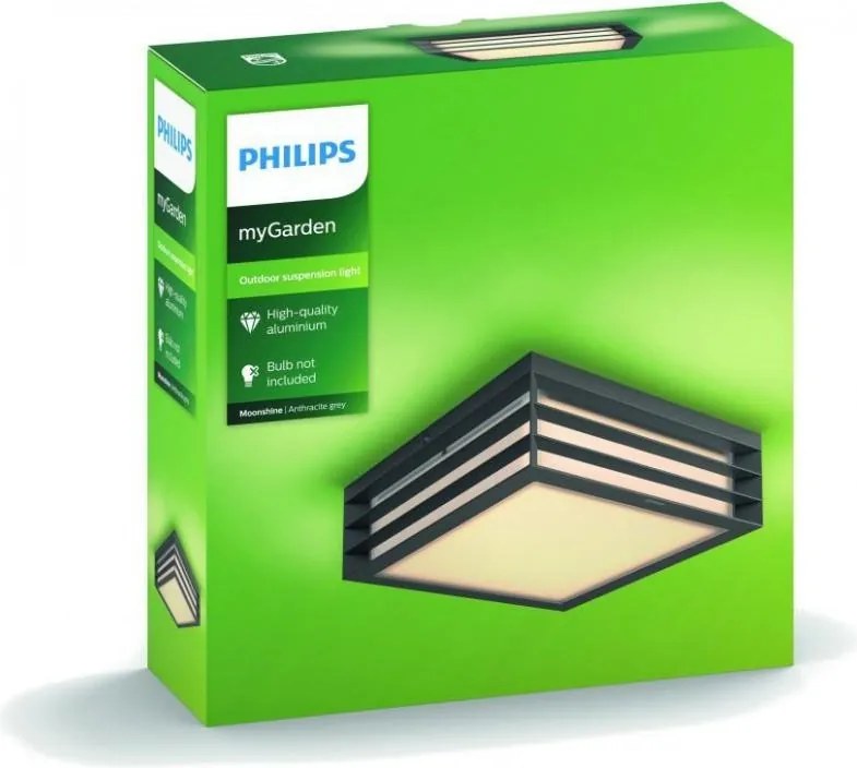 PH 17350/93/PN Venkovní stropní svítidlo Philips Moonshine 17350/93/PN antracitové - PHILIPS (915005382401)
