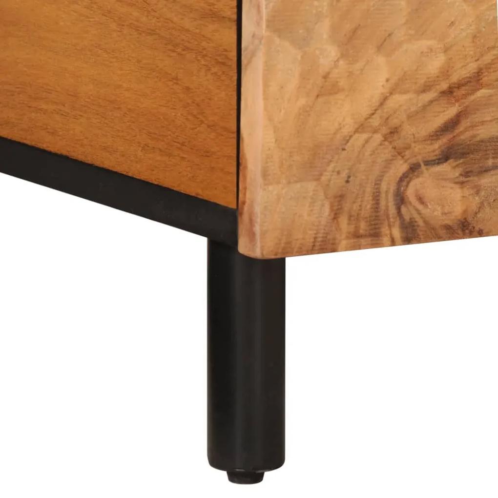 Konferenční stolek 100x54x40 cm masivní akáciové dřevo - Default Title