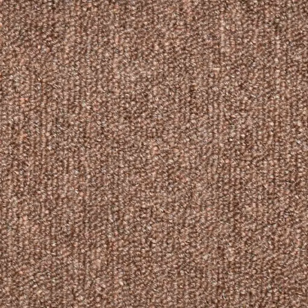 Schodové rohože 30 ks 56 x 17 x 3 cm hnědé půlkulaté 3365744