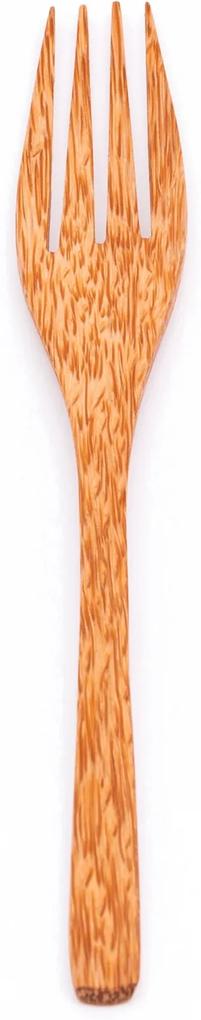 Vidlička z kokosového dřeva 19 cm