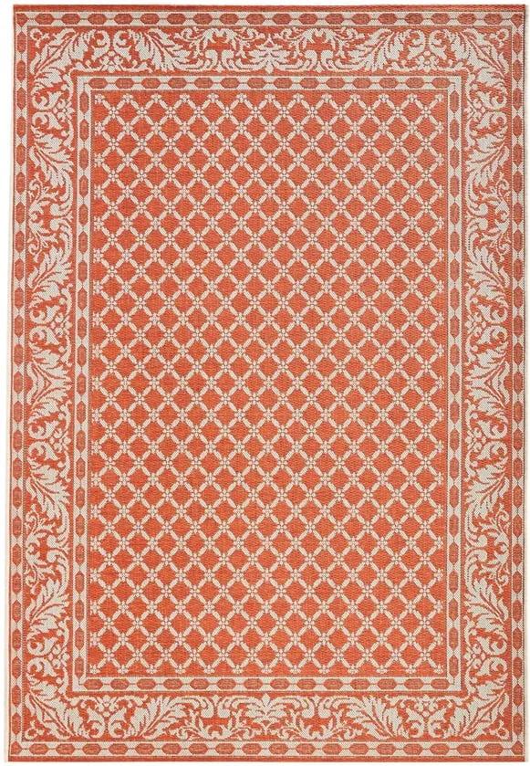Oranžovo-krémový venkovní koberec Bougari Royal, 160 x 230 cm